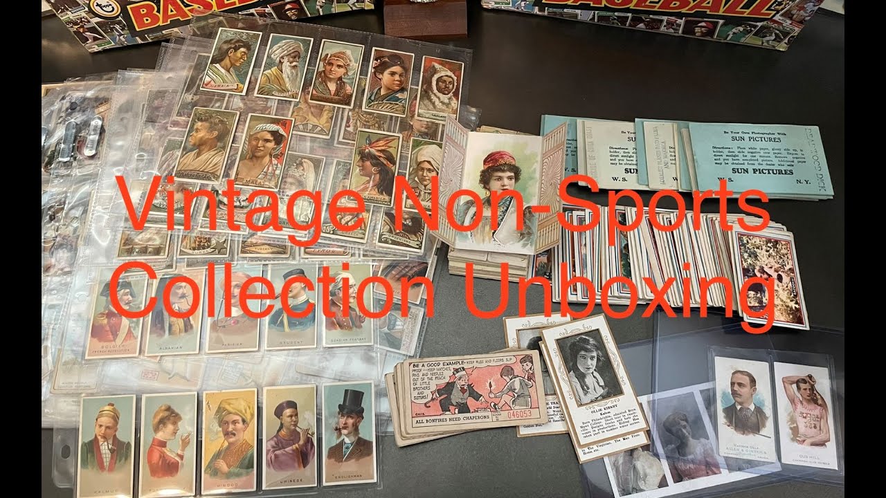 Unboxing 1880-1950’s NON-SPORTS CARD Collection! N-Cards, T-Cards ...