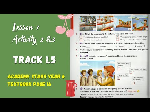 ACADEMY STARS YEAR 6 | TEXTBOOK PAGE 16 | TRACK AUDIO 1.5 | LESSON 7 ...