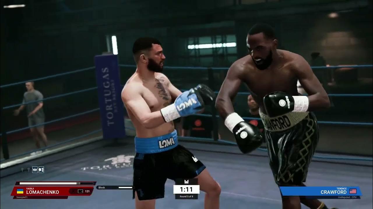 Loma v Crawford Undisputed CPU Lab Work Using the Jab part 2 - YouTube