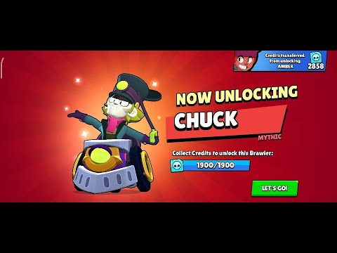 UNLOCKING NEW BRAWLER | CHUCK | MYTHIC | - YouTube