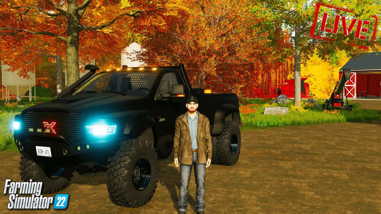 🔴LIVE🔴How far can we expand the farm during winter?!-Middleburgh-Fs22 ...