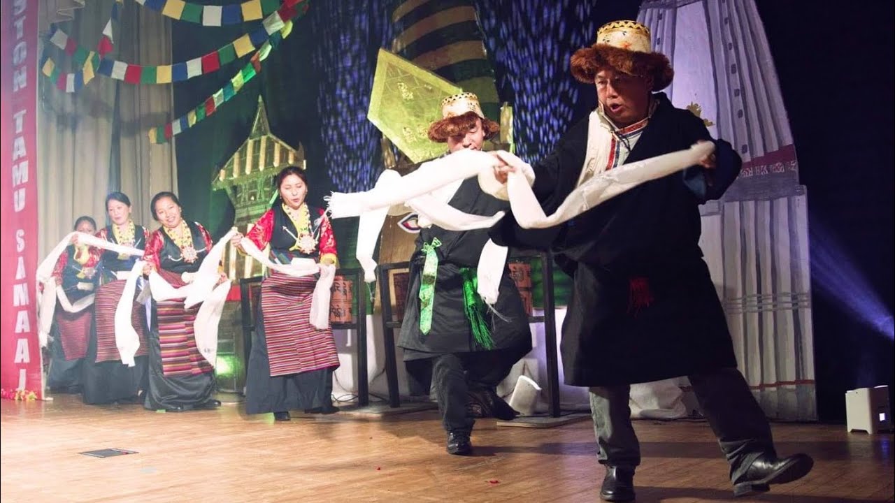 8) tibetan dance: dhingri : : boston tamu samaaj lhochhar 2019 - YouTube