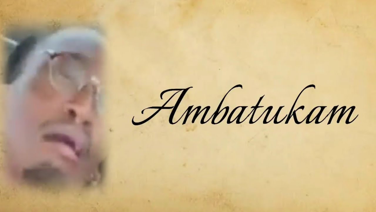 AMBATUKAM COMPILATION - YouTube