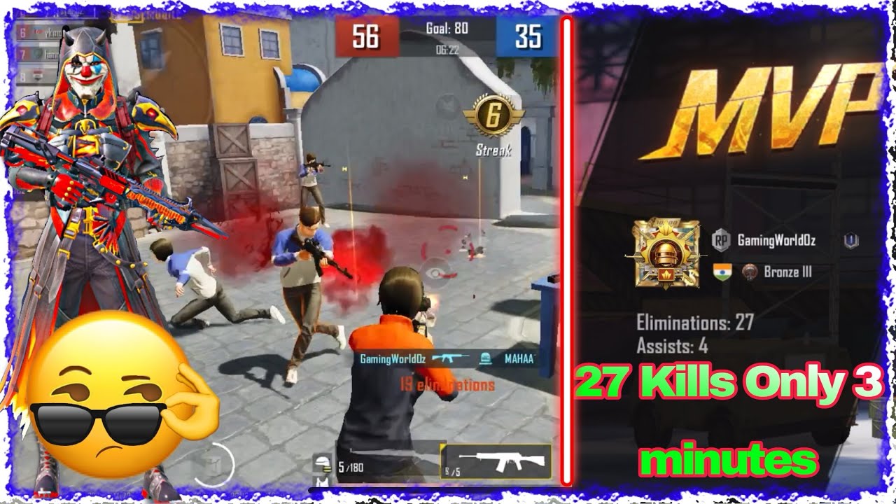 😱OMG 27 KILLS ONLY 3 Minutes In TDM 🔥Best TDM Player in The World ...