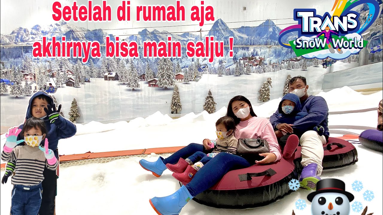 TRANS SNOW WORLD SUDAH DI BUKA UNTUK SEMUA USIA ! - YouTube