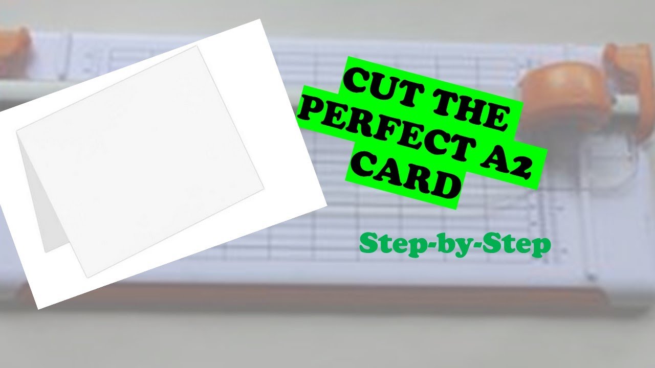 How to Make an A2 Side Folding Card - Step-by-Step - YouTube