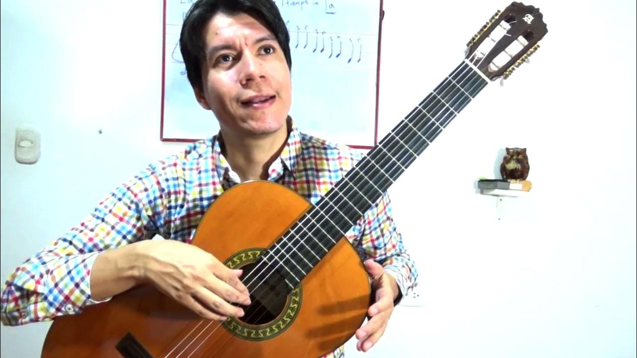 Figuras musicales , La Negra su y aplicacion en Estrellita | Curso Guitarra Clasica Clase 6 ...
