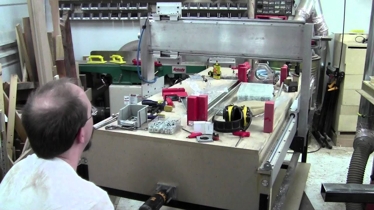 Diy Cnc Router Build Day 26 Gantry In Motion Youtube