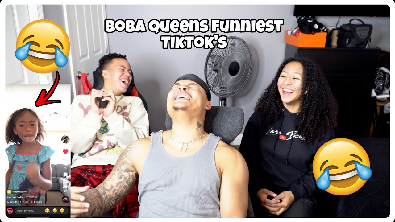 Laro Benz & Siblings REACT To The Boba Queens FUNNIEST TIKTOKS! - YouTube