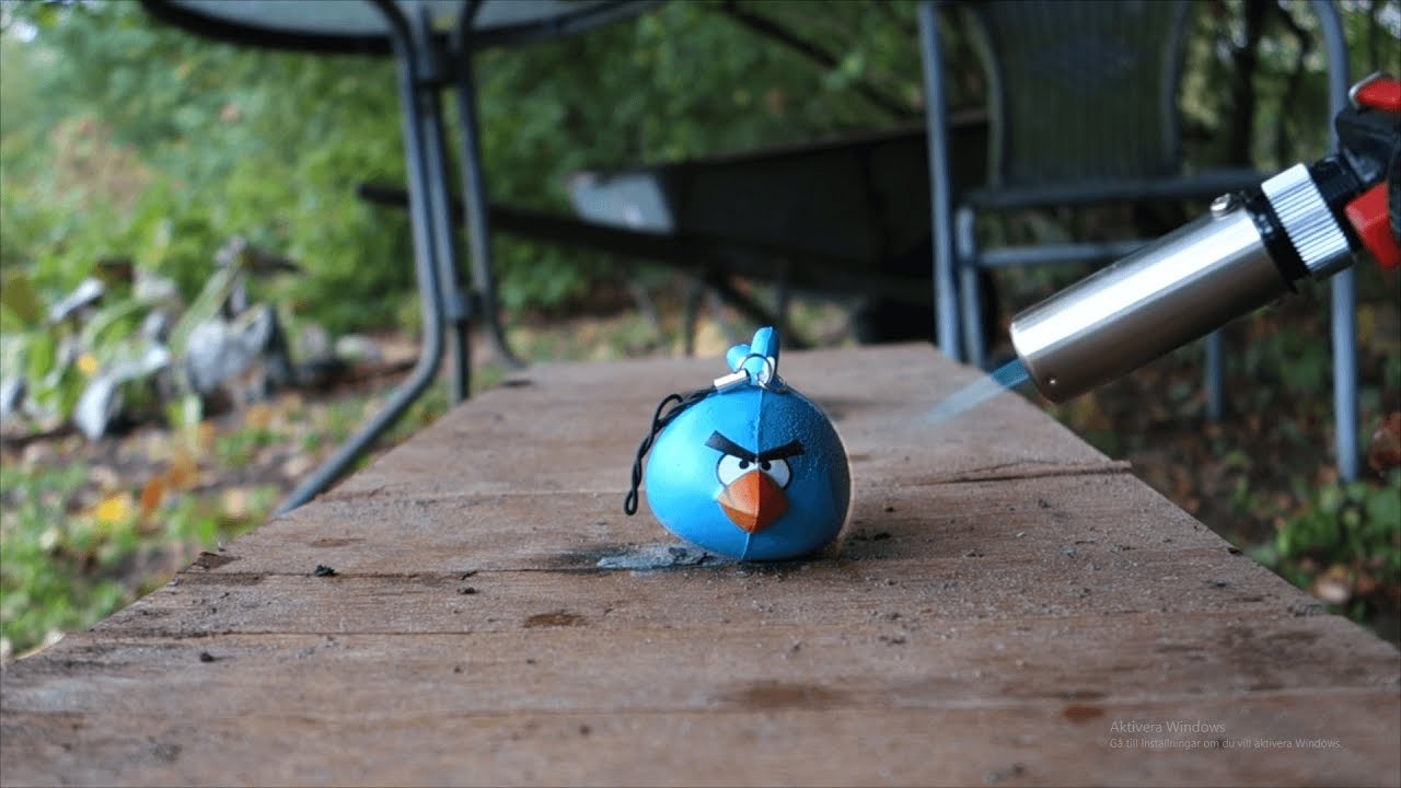 GAS TORCH VS ANGRY BIRDS - YouTube