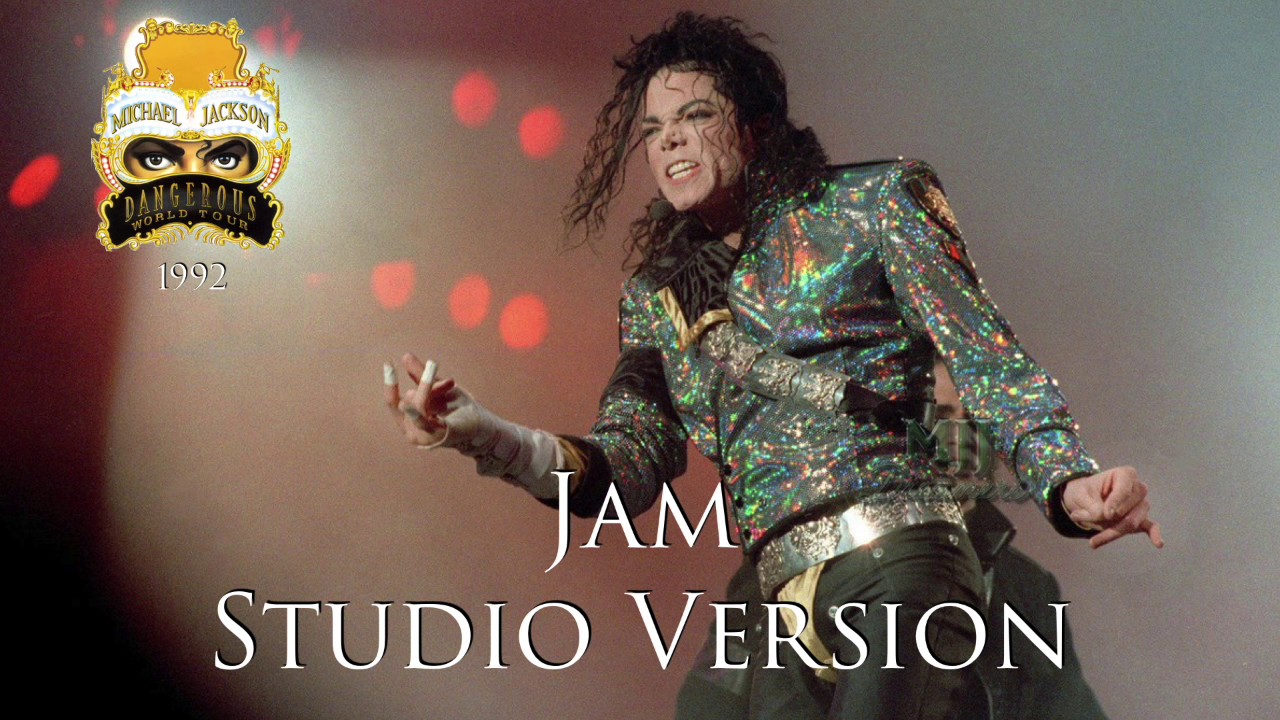 Michael Jackson Dangerous World Tour 1992 Jam Studio Version - YouTube