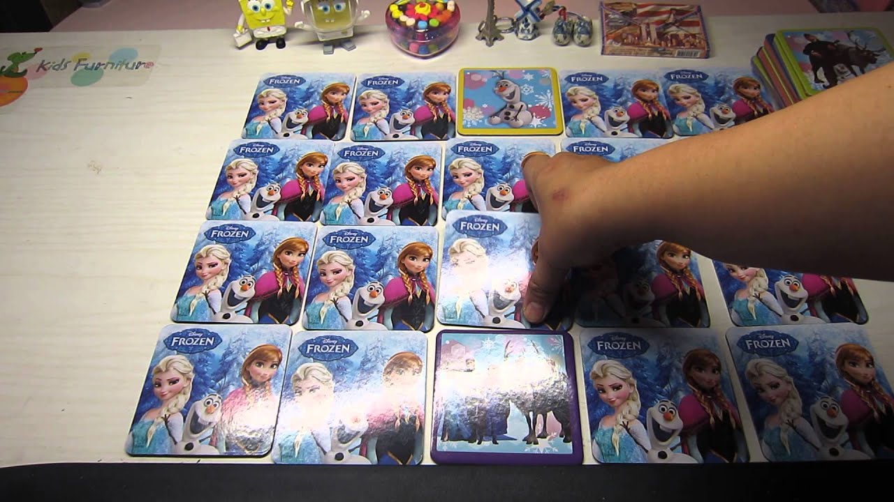 Forzen Memory Matching Cards - YouTube