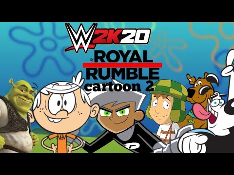 Wwe 2k20 cartoon Royal rumble 2 - YouTube