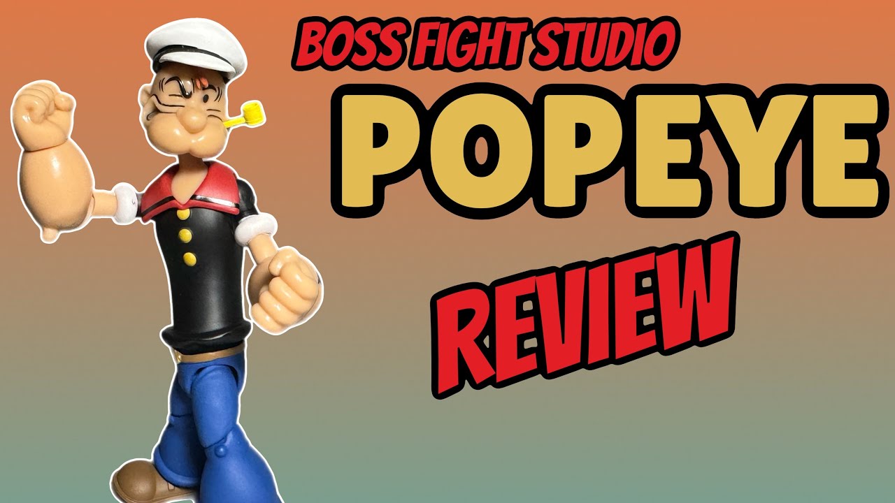 Boss Fight Studio Popeye Action Figure Review - YouTube