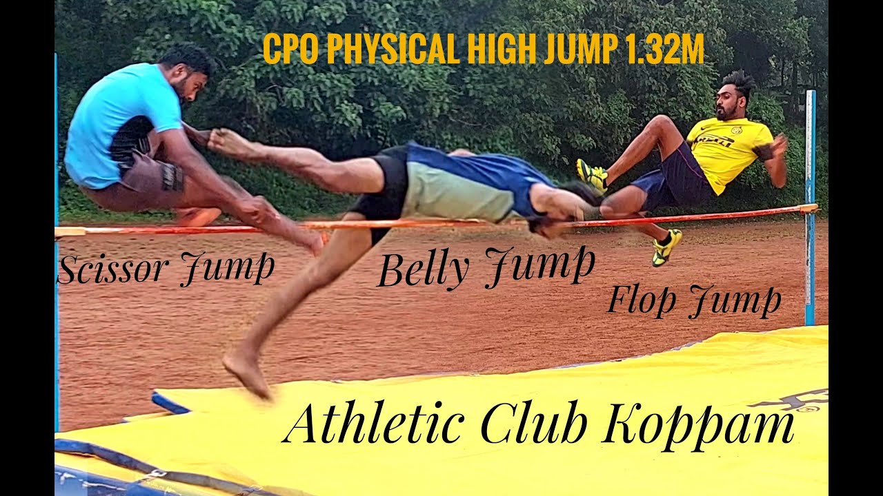 Cpo physical high jump 1.32M - YouTube