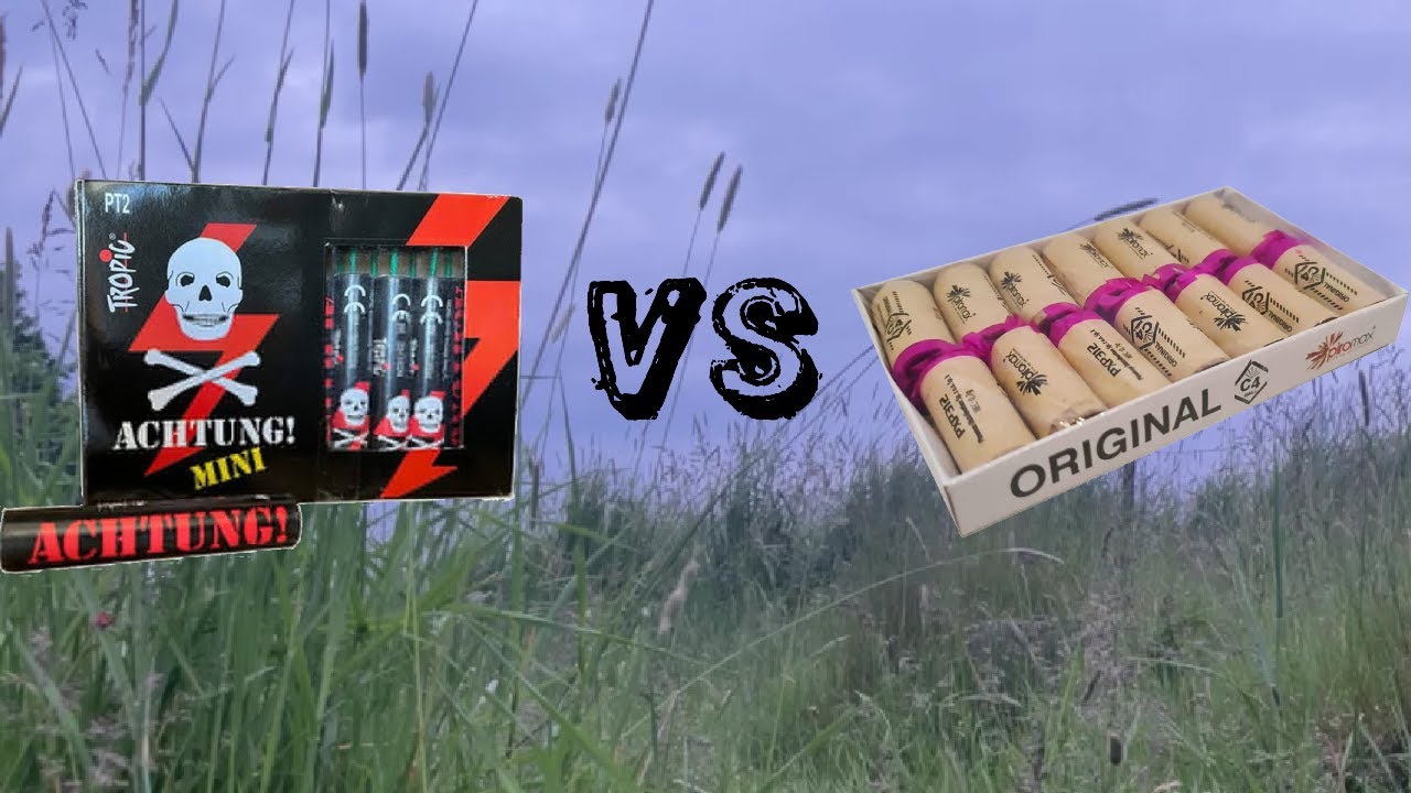 Porównanie petard Achtung mini vs C4 mini (4K) - YouTube