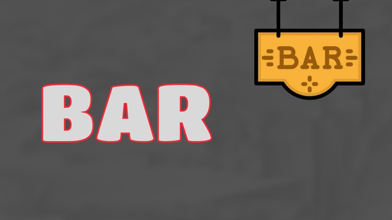 What Does Bar Means || Meanings And Definitions With Example in ENGLISH ...