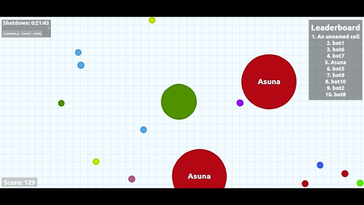 AgarIO Replays | Your Own agario server and my agario server - YouTube