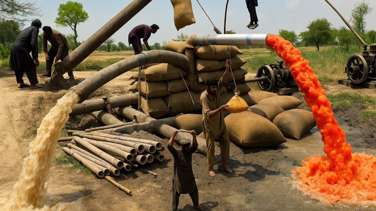 Incredible Water Well Drilling Process | 250 Feet Deep Borewell ...