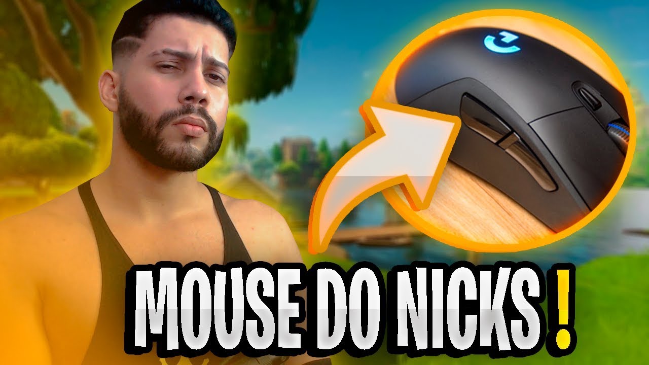 JOGUEI COM O MOUSE DO NICKS MUITO BOM!! - YouTube
