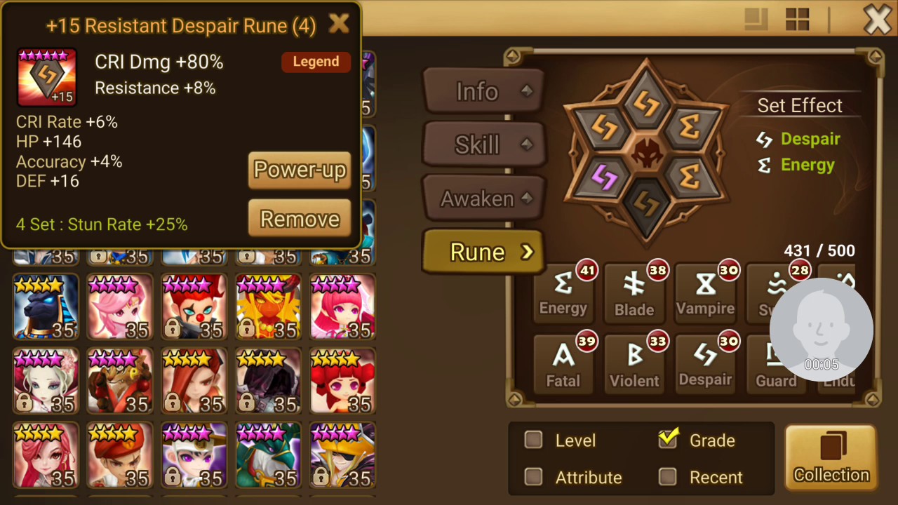 Summoners War [Rune Appraisal] - YouTube