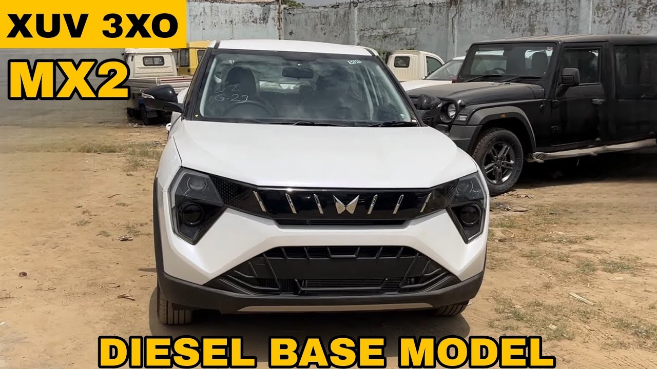 Mahindra Xuv 3XO Diesel Base Model | MX2 Diesel | Full Walk Around ...