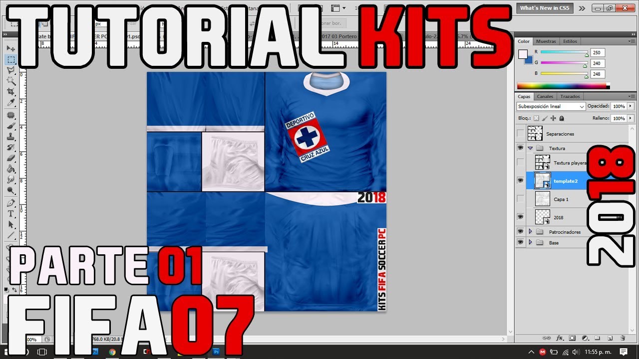 FIFA 07 | ️👕 Tutorial Para hacer kits en FIFA07 ️👕 - YouTube