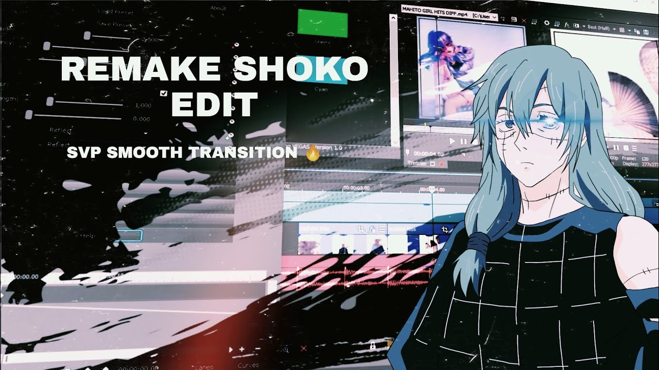 REMAKE SHOKO EDIT MAHITO GIRLS (+project file) - SONY VEGAS PRO - YouTube