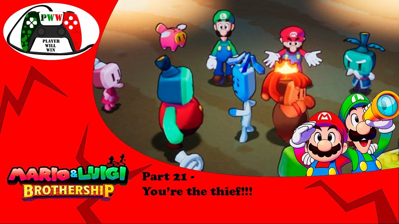 Mario & Luigi Brothership Part 21 - You’re the thief!!! - YouTube