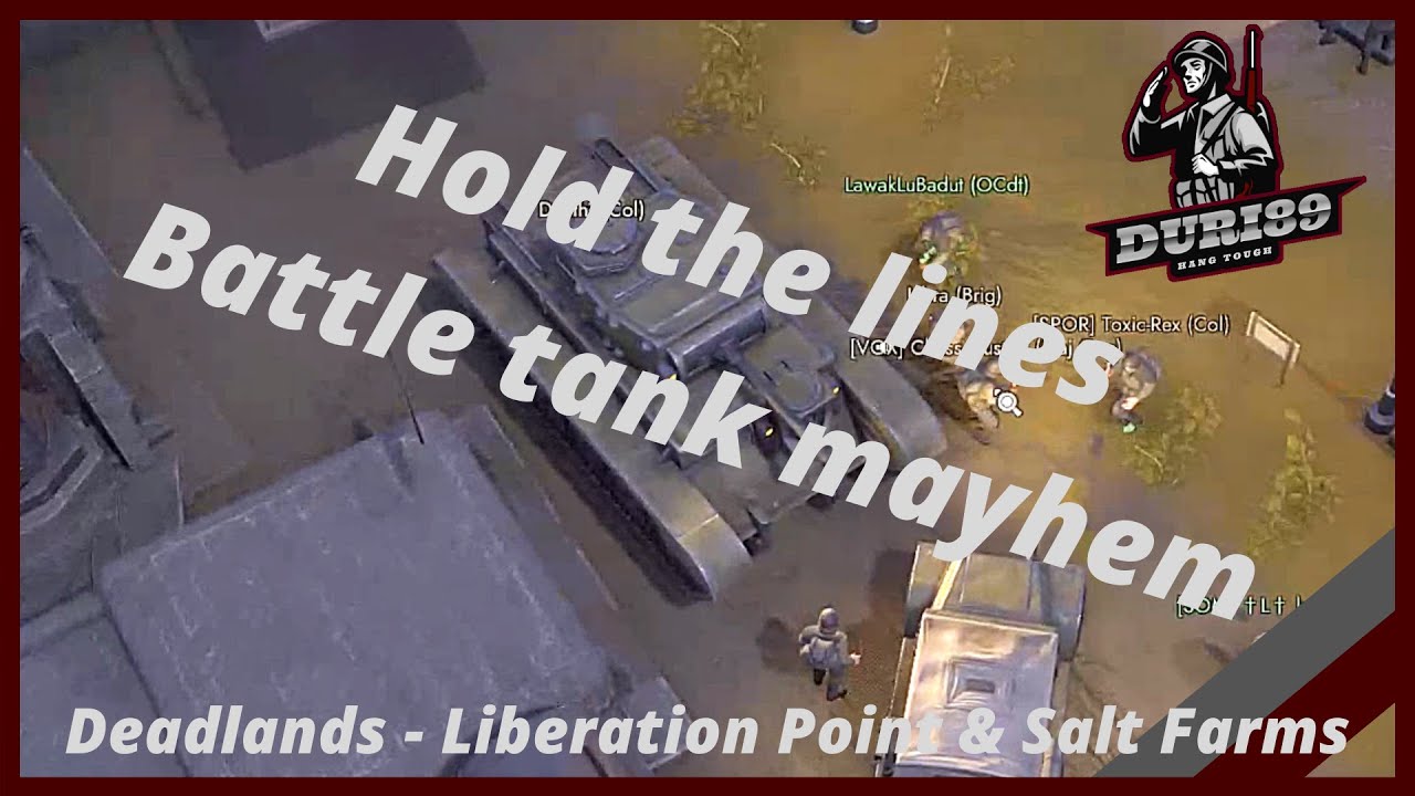 Hold the lines - Foxhole - Battle tank gameplay - YouTube