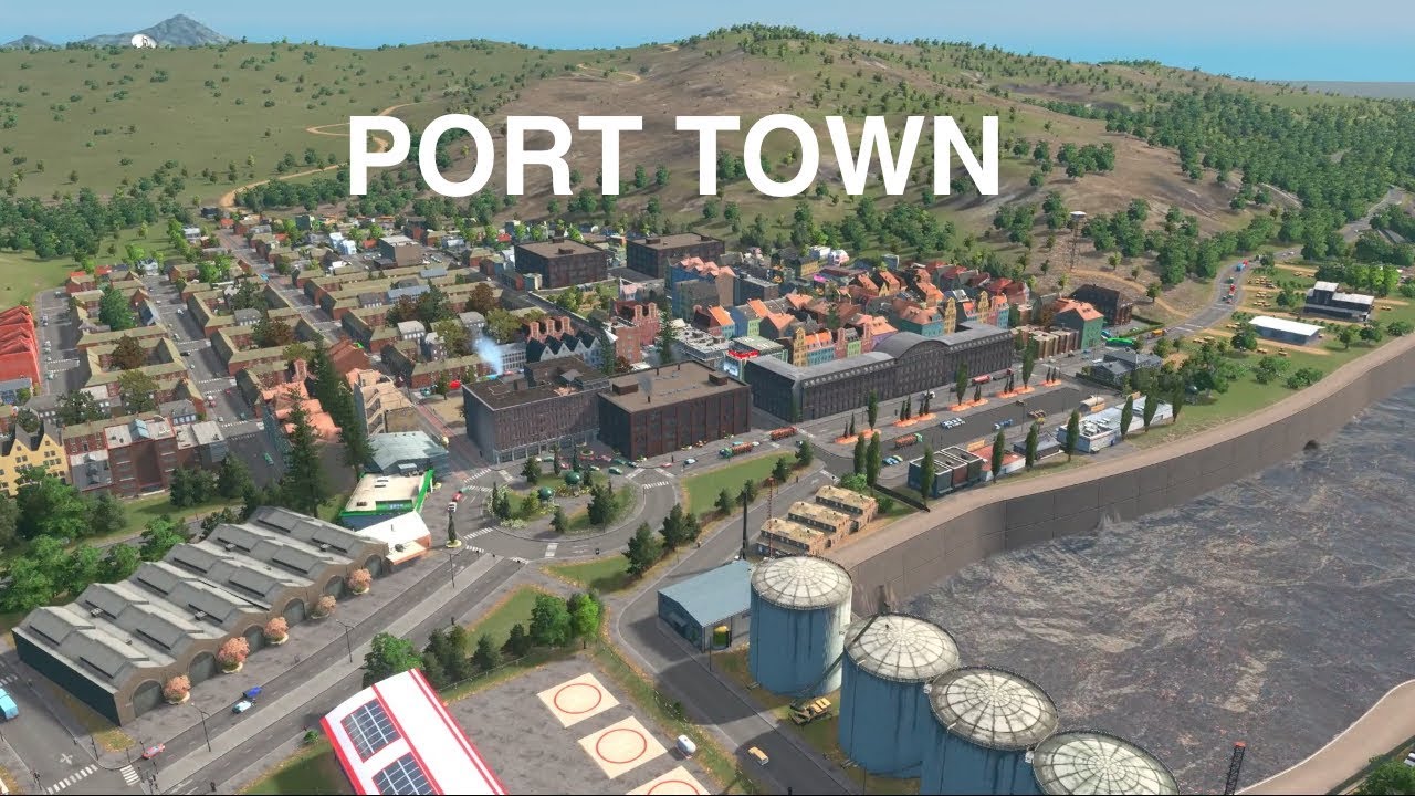 Historical Port Town Advantages | Cities:Skylines - YouTube