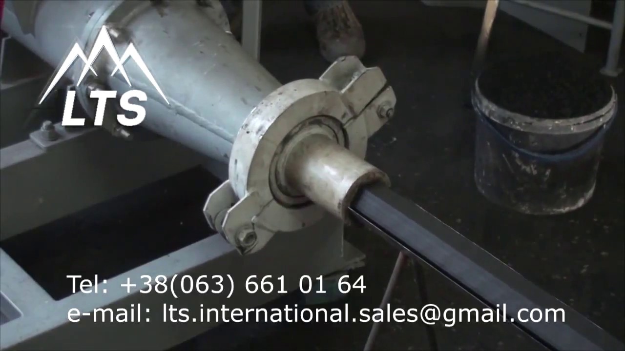 EXTRUSION (AUGER) PRESS (screw press) - YouTube