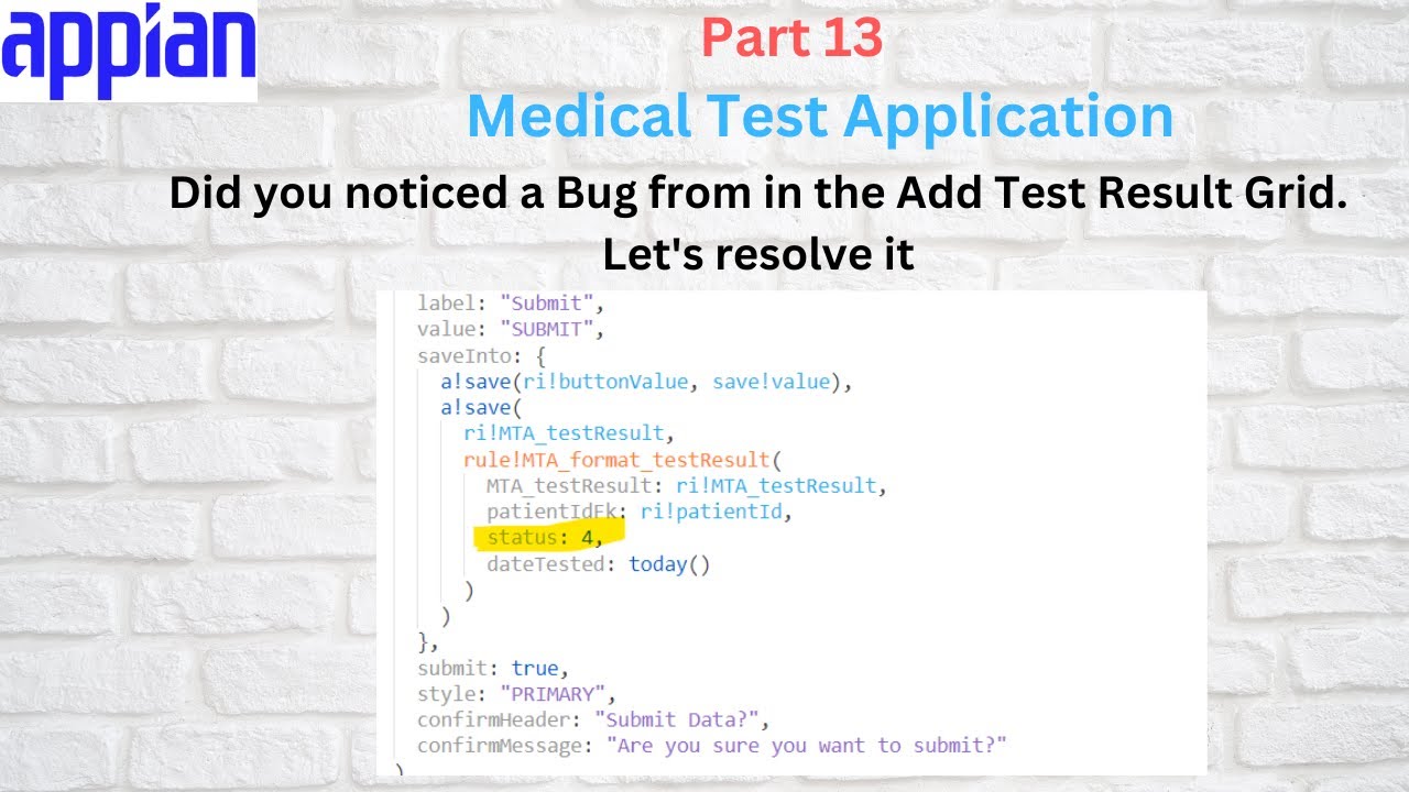 13. Fixing a Bug in the Add Test form | Changing the Generic Section ...