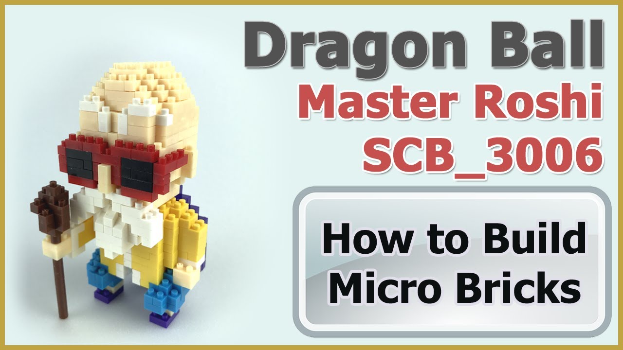 How to Build Mini Bricks DragonBall Master Roshi SCB_3006 Instructions ...