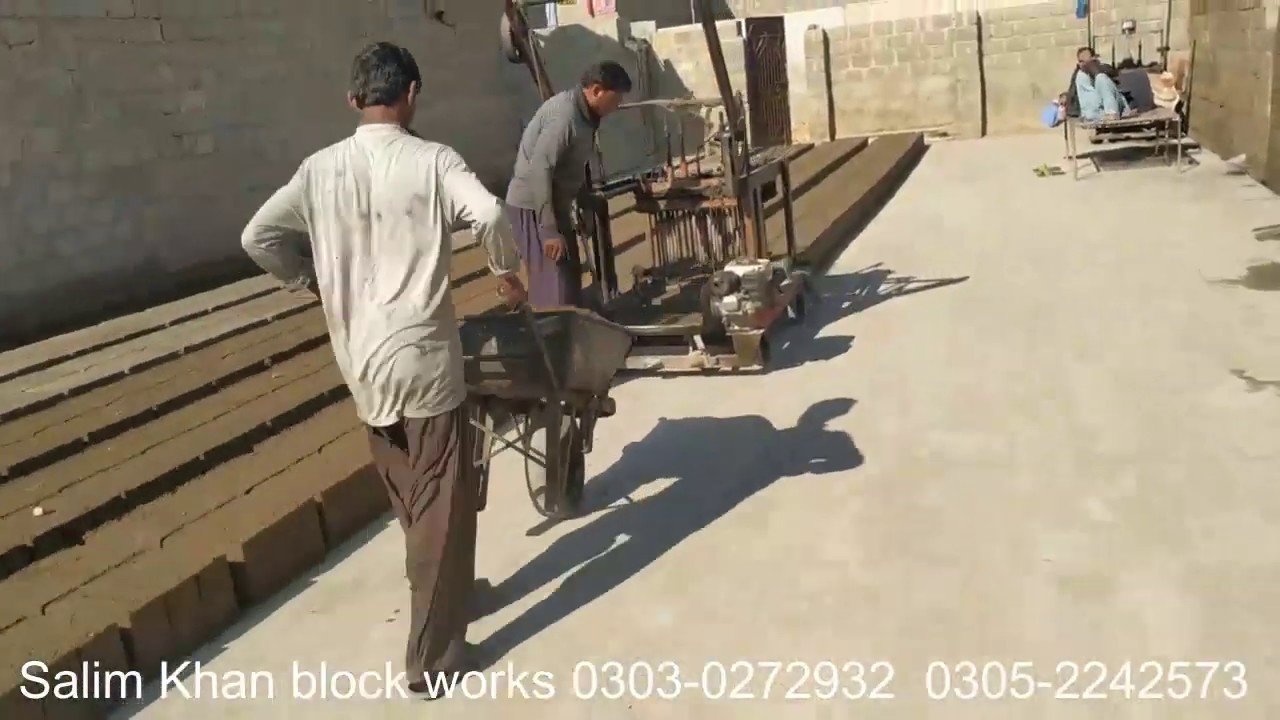 how to make concrete blocks | cement blocks using concrete block making ...