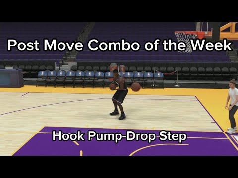 Post Move Combo of the Week (Hook Pump-Drop Step) in NBA 2K24 with ...