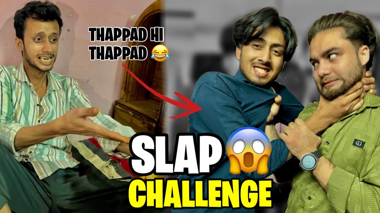 Slap Challenge With Friends 😂 - It’s Raza’s - YouTube