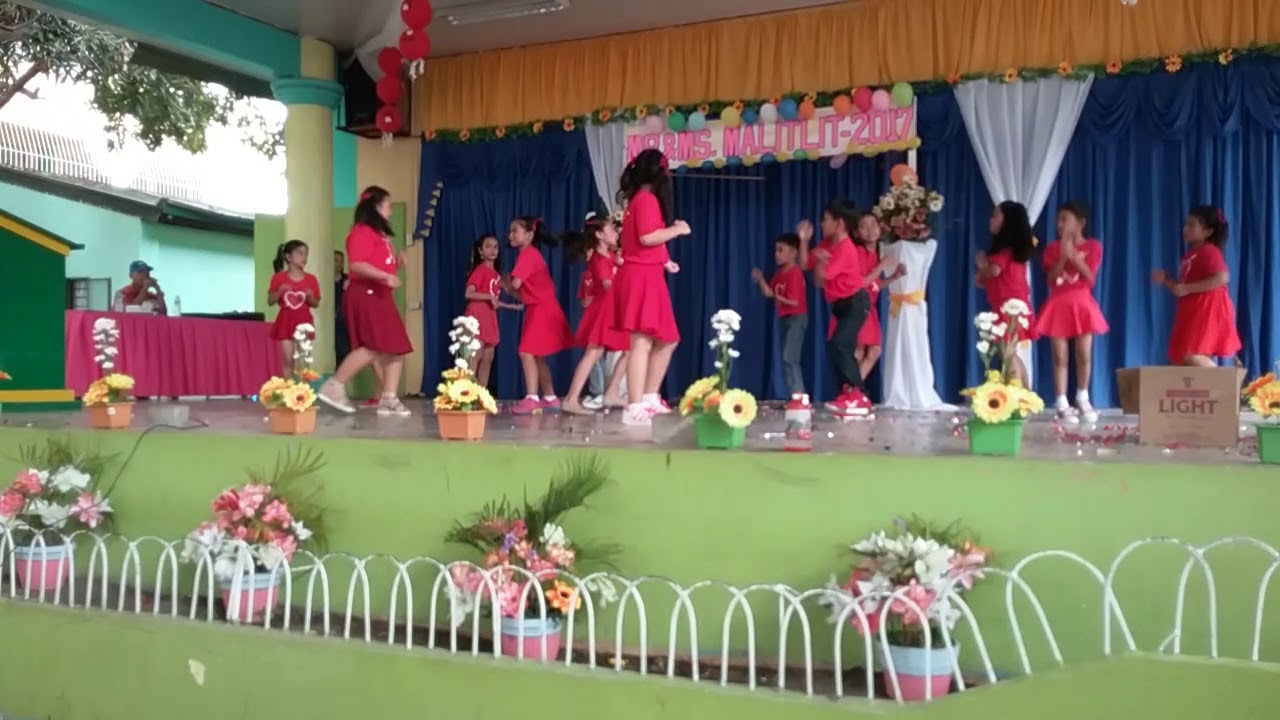 Malitlit Elementary school Kapag tumibok ang puso dance - YouTube