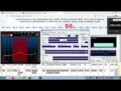 FM DX TR - 210522 1440UTC - 96.0 Rádio SiTy (SVK) Bratislava/City Busines Center I (BA) 0.13kW! 62km
