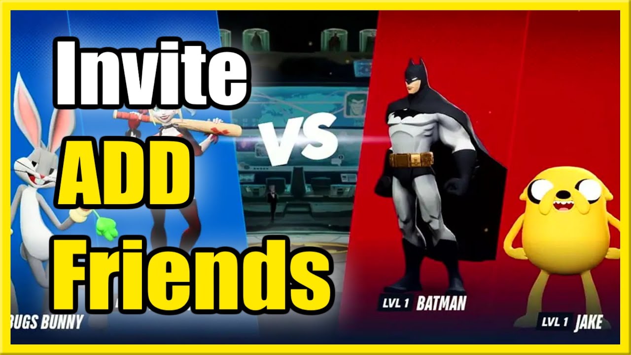 How to INVITE & Add Friends to Party in MultiVersus (Cross Platform ...