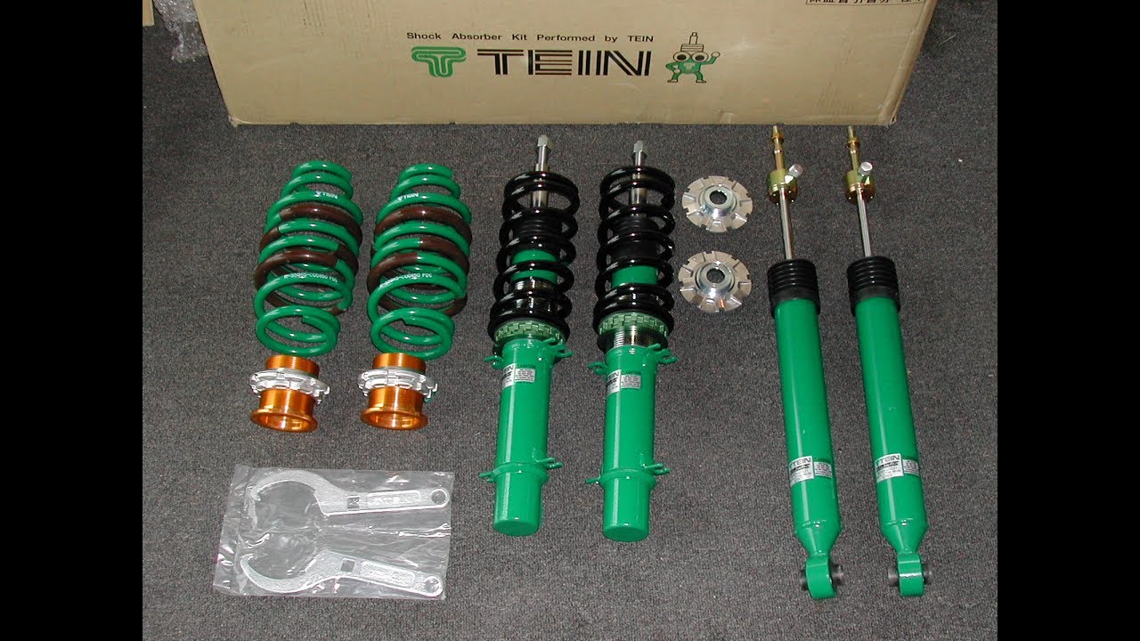 Tein Coilovers Unboxing - YouTube