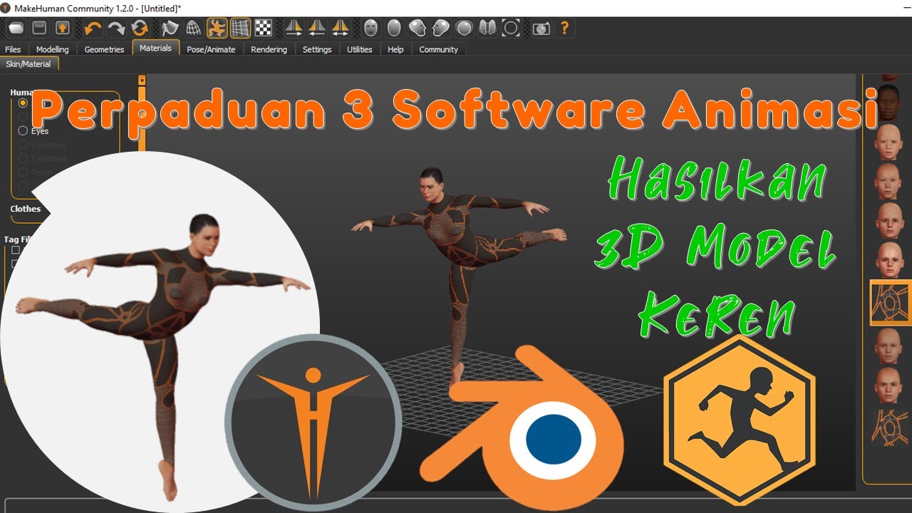 Software Pembuat Animasi 3D Gratis Cocok untuk Membuat Karakter Yang ...