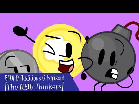 BFDI 17 Auditions 6-Parison! [The NEW Thinkers] - YouTube