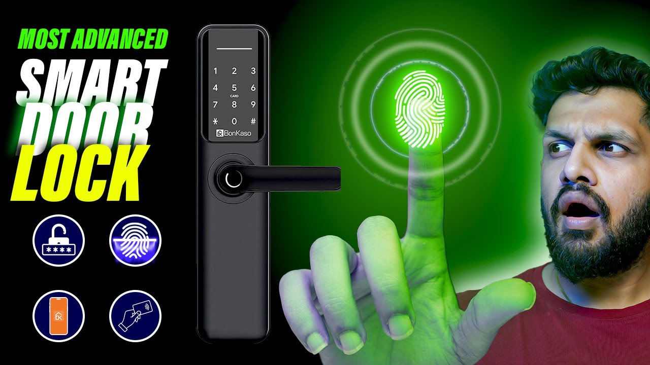 Best Smart Lock 2024 | BonKaso Smart Door Lock with Bluetooth and ...
