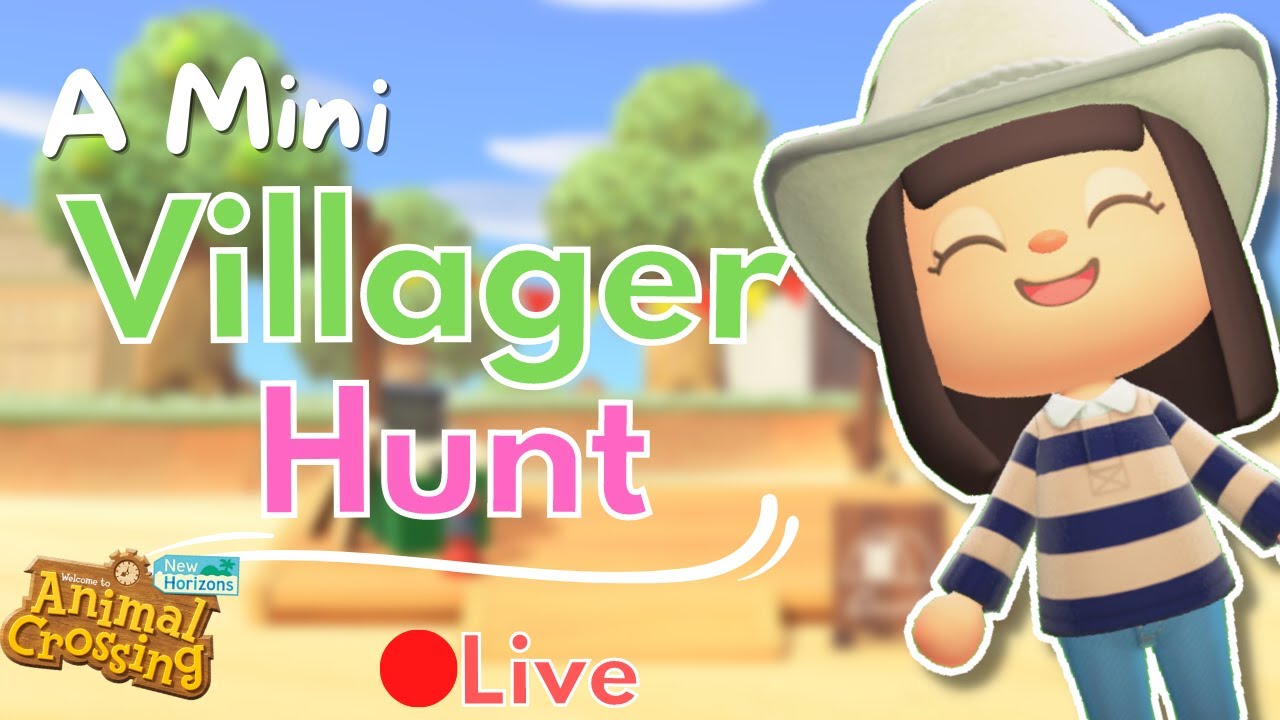 🔴 MINI VILLAGER HUNT ON MY FOREVER ISLAND | ACNH | ANIMAL CROSSING ...