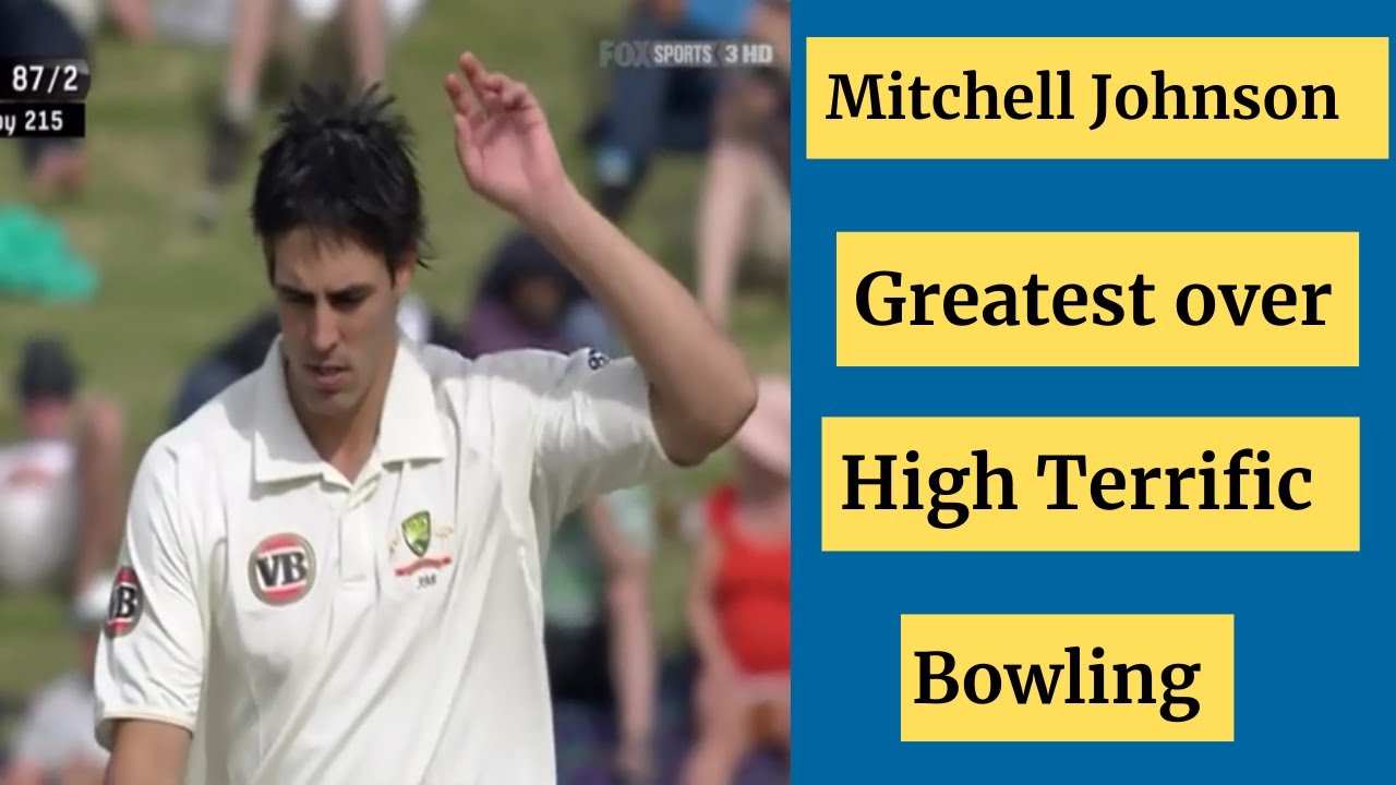 Mitchell Johnson Terrific Bowling vs New Zealand - Great bowling with ...