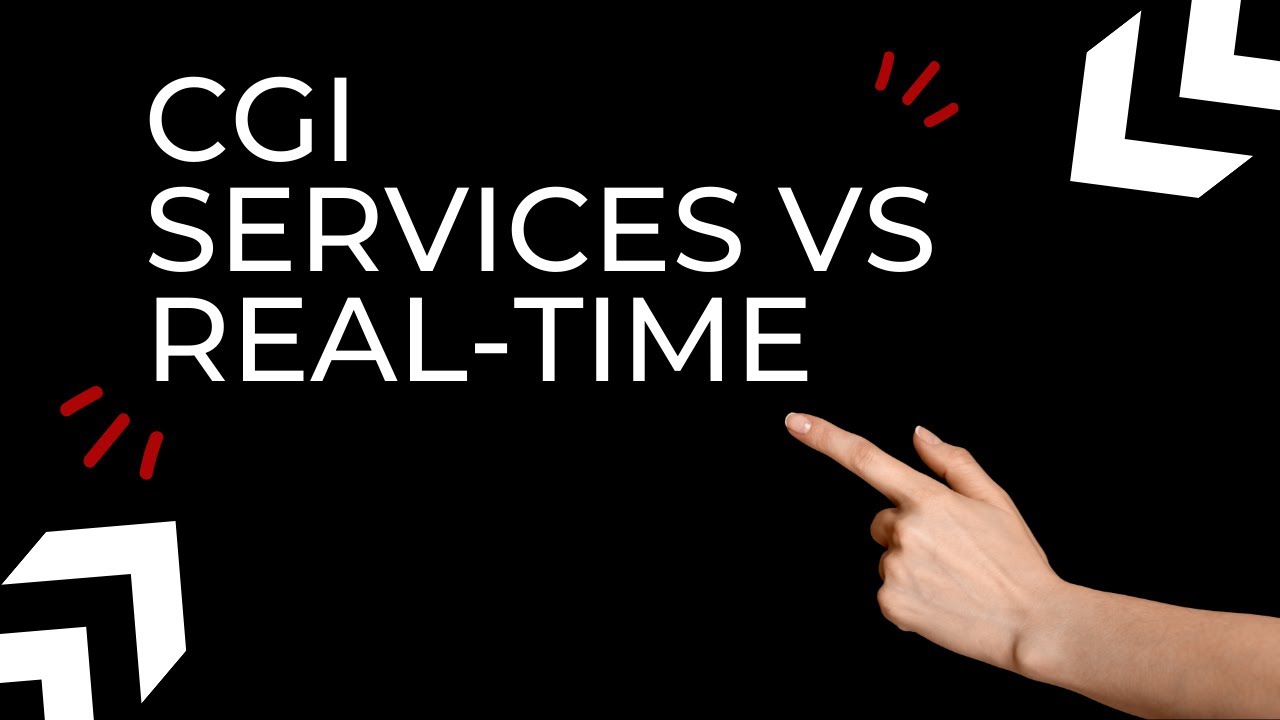 Differences between our CGI services and real-time services - YouTube