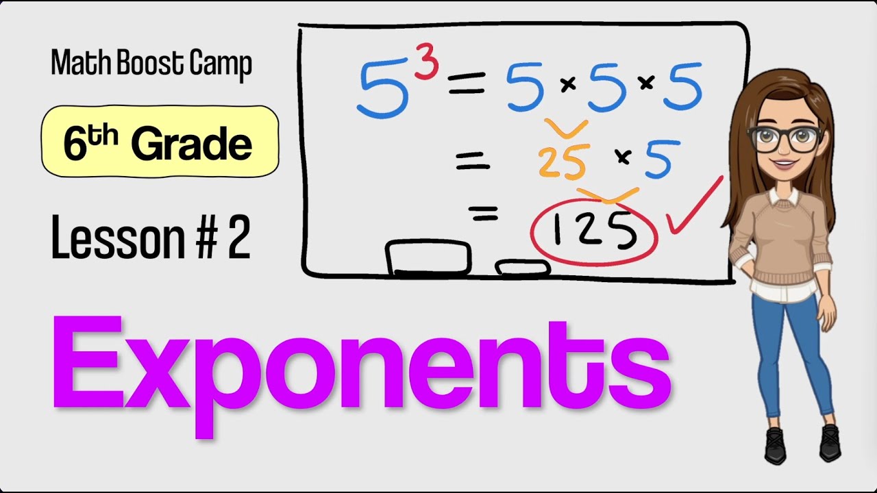 🎯Exponents | Grade 6 Lesson 2 | Math Boost Camp 🏕️ - YouTube