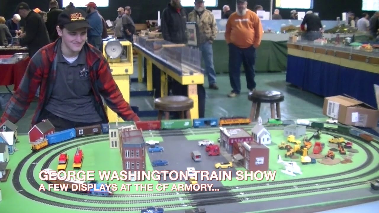 George Washington Train Show Open Sun., Feb. 18, Noon-4 P.M. - YouTube