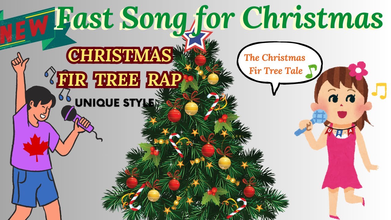 Christmas Fir Tree RAP | क्रिसमस | Christmas Status | Nursery Rhyme ...